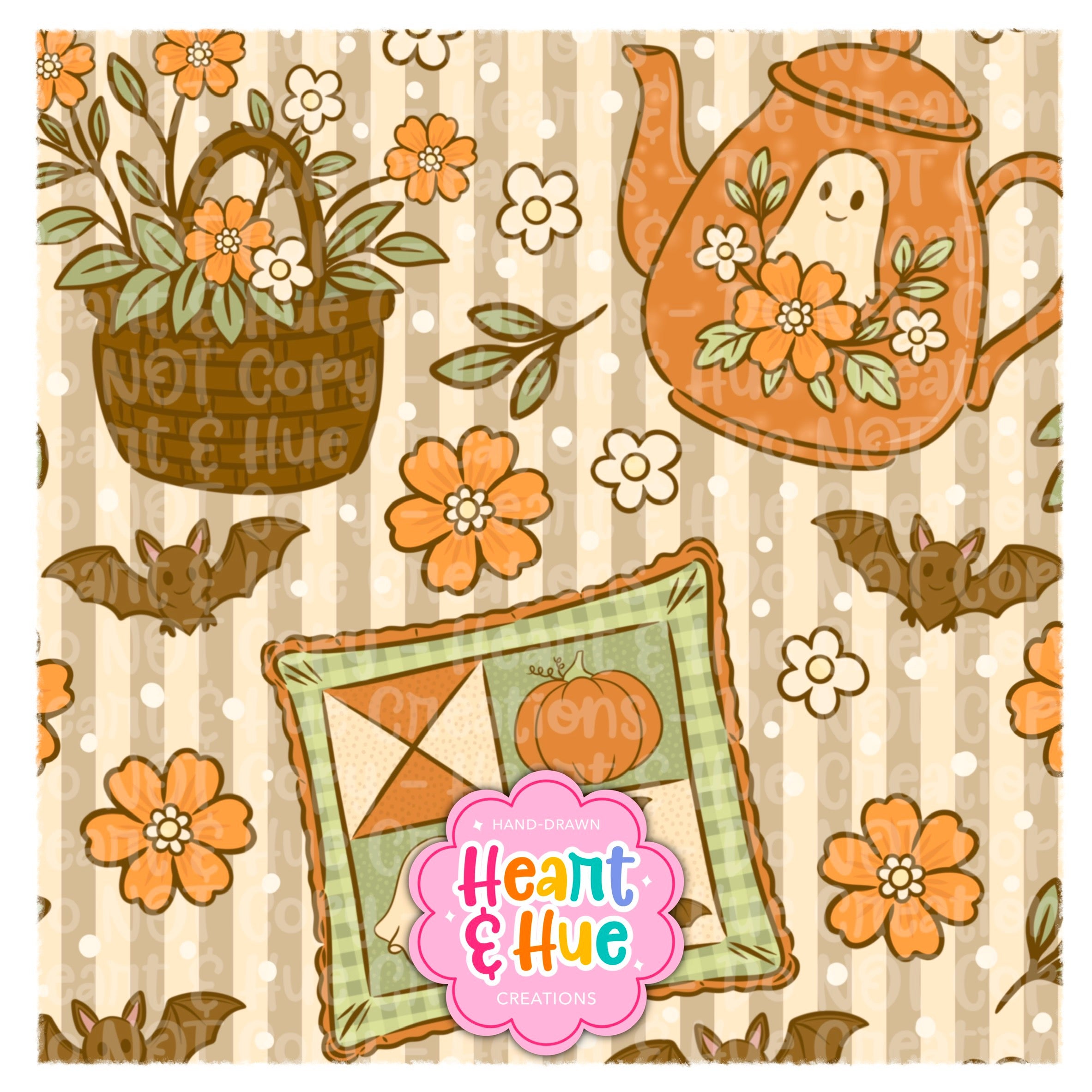 Spooky Cottagecore Seamless – Heart & Hue Creations